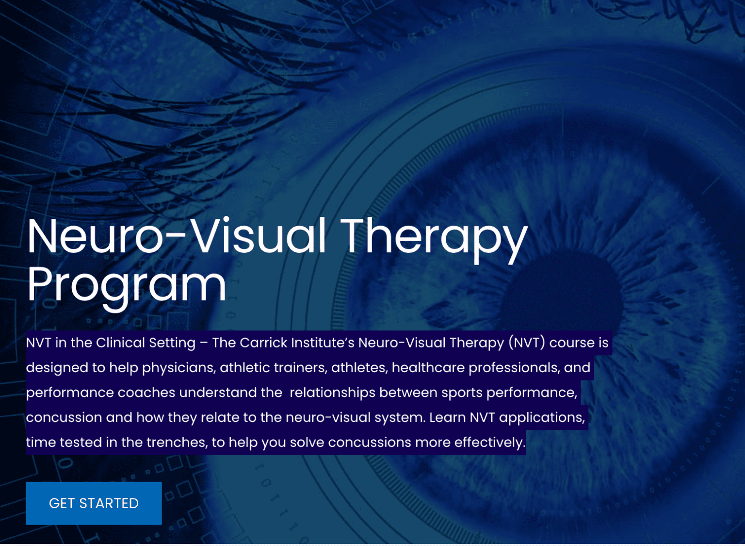 NeuroVision Therapy in the Clinical Setting 1 - Dr. Antonucci